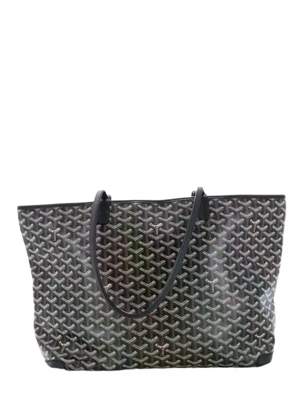 Goyard Artois Mm Coated Canvas Shoulder Bag - Black
