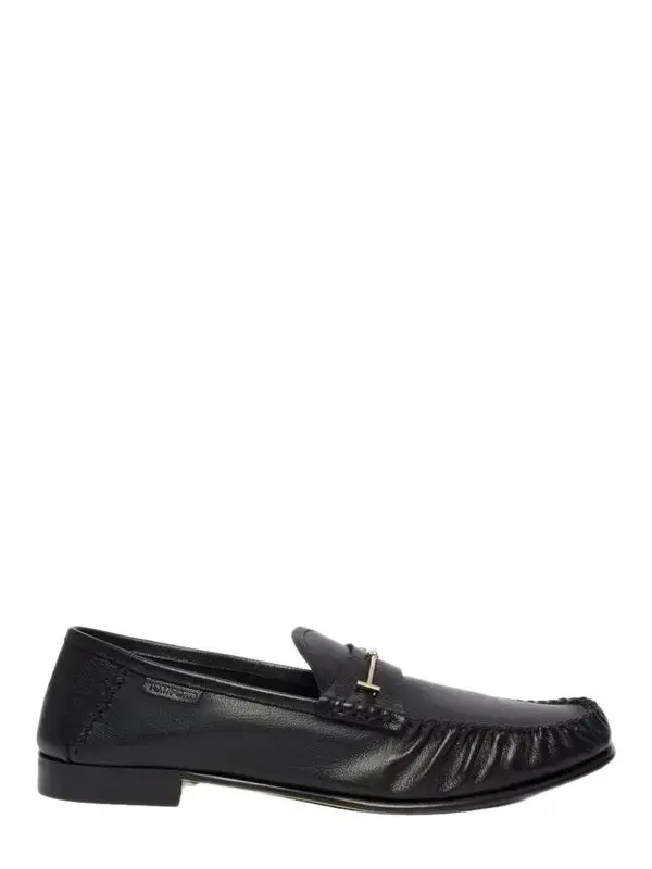TOM FORD Ripley Double T Loafers - Black