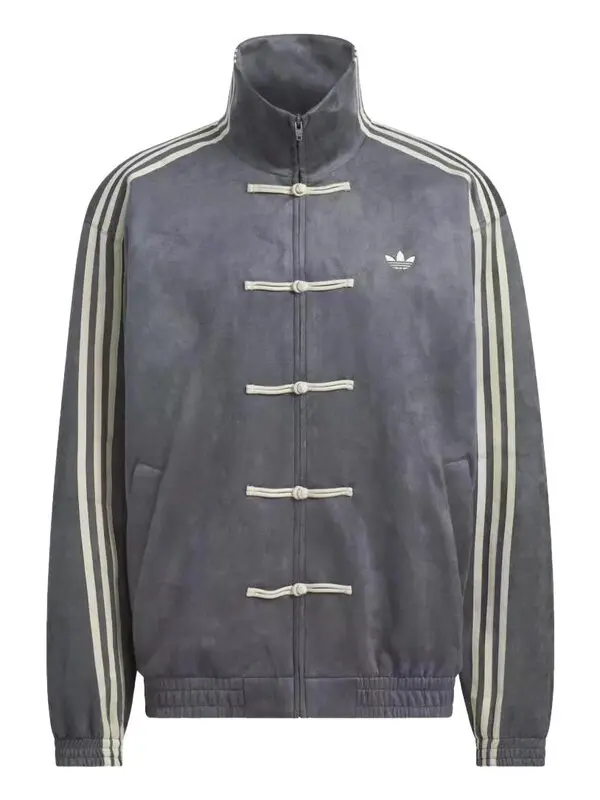 Adidas Chinese New Year Jacket With Knotted Buttons - Grey