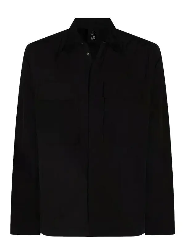 THOM KROM Chest-pocket Long-sleeved Shirt - Black