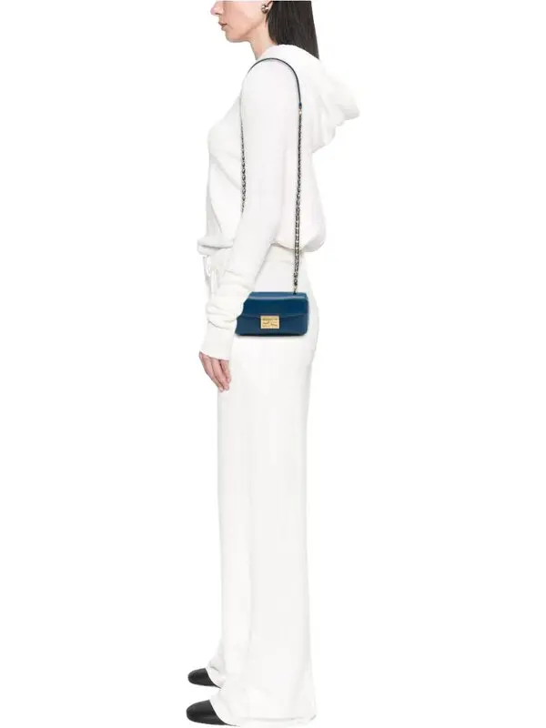 Fendi Mini Nappa Baguette Crossbody Bag - Blue