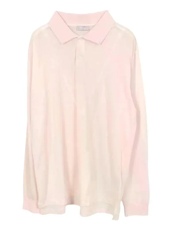 Dior 2010s Logo-embroidered Polo Shirt - Pink