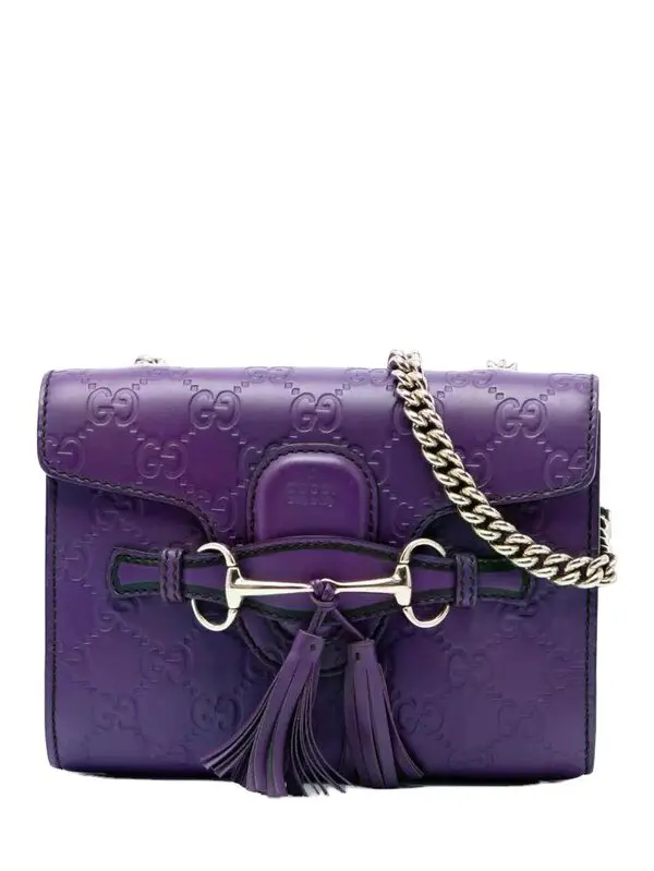 Gucci Mini Emily Crossbody Bag - Purple