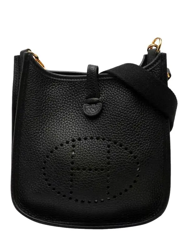 Hermès Clemence Evelyne I 16 Amazone Crossbody Bag - Black