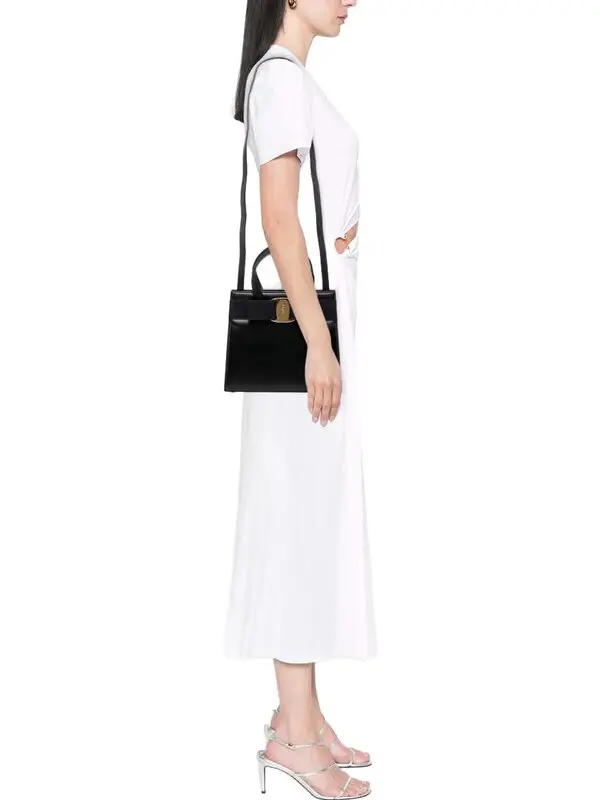 FERRAGAMO Vara Bow Satchel - Black