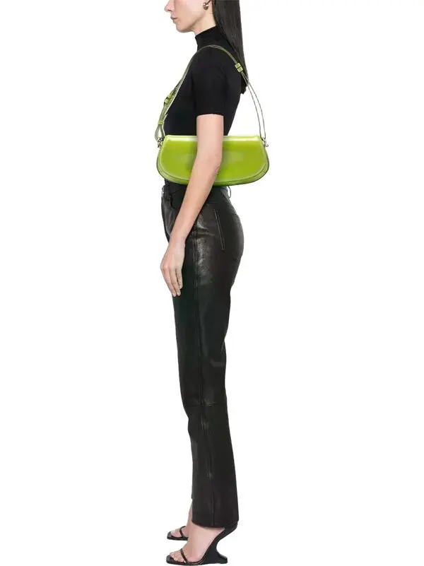 Burberry Patent Leather Shoulder Bag - Green