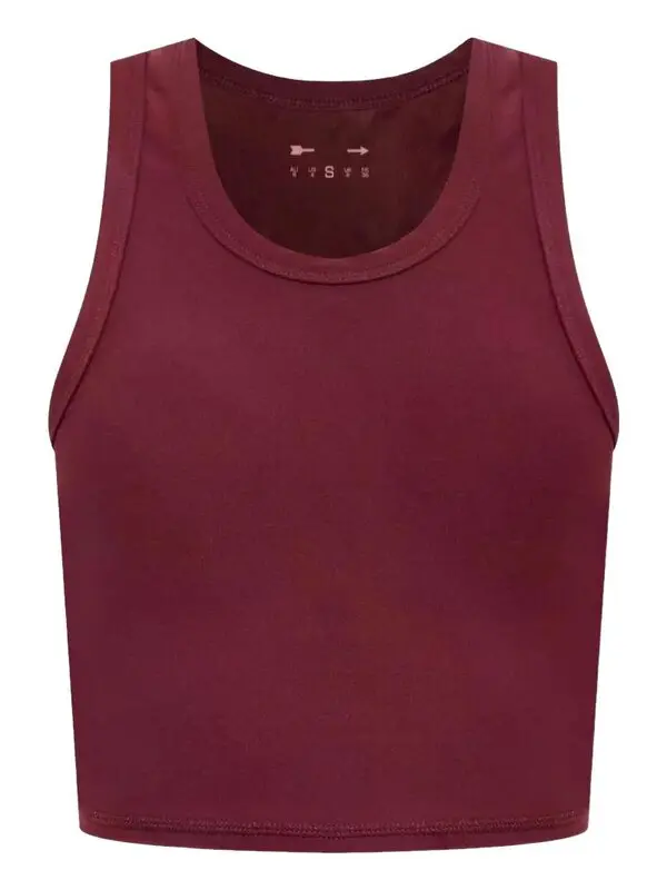 The Upside Sophie Cropped Tank Top - Red