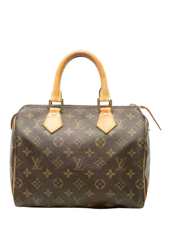 LOUIS VUITTON Monogram Speedy 25 Boston Bag - Brown