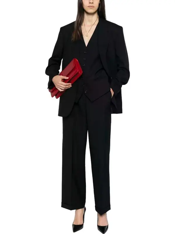 ERALDO Button-up Three-piece Suit - Black