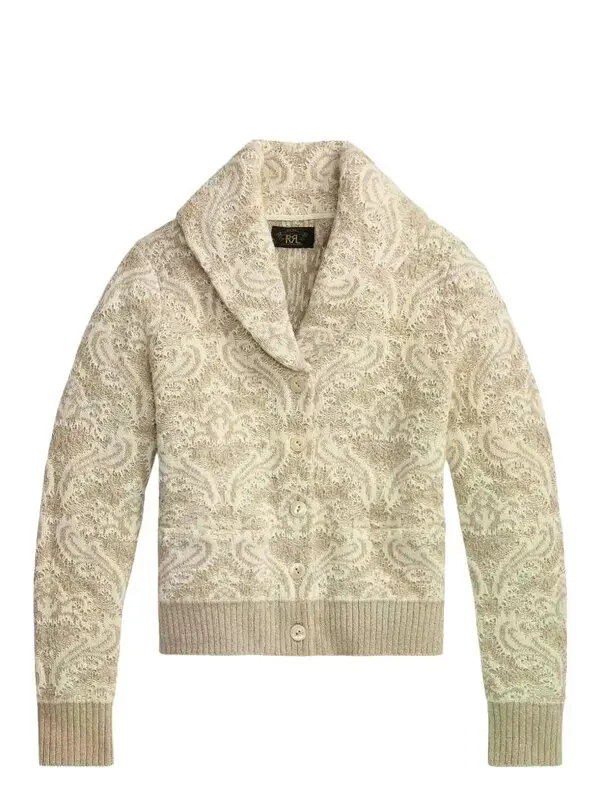 Ralph Lauren Patterned Button Cardigan - Neutrals