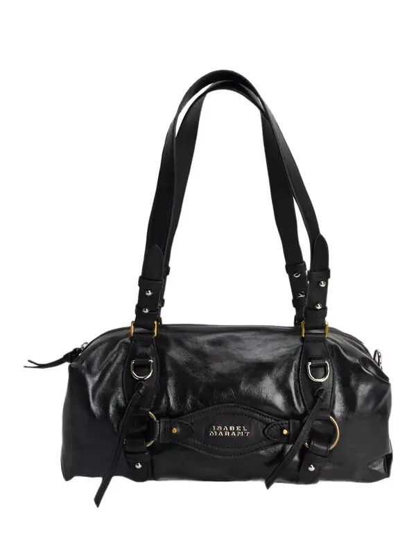 Isabel Marant Étoile Tilpa Leather Bowling Bag - Black