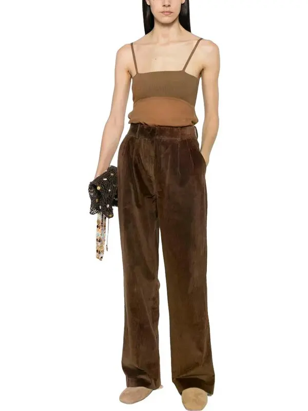 AYA MUSE Aven Corduroy Trousers - Brown
