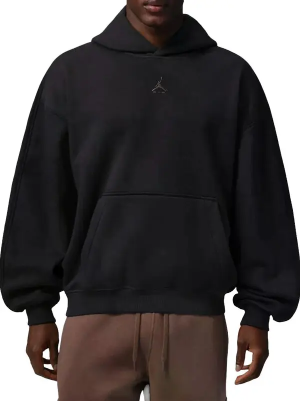 JORDAN Brooklyn Loose-fitting Fleece Pullover Hoodie - Black