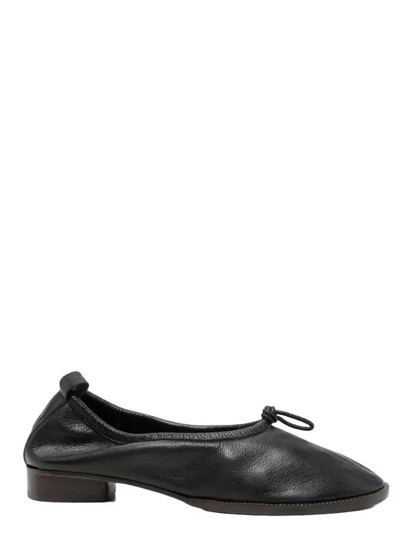 Hereu Puntera R Mid Bow-detail Flat Pumps - Black