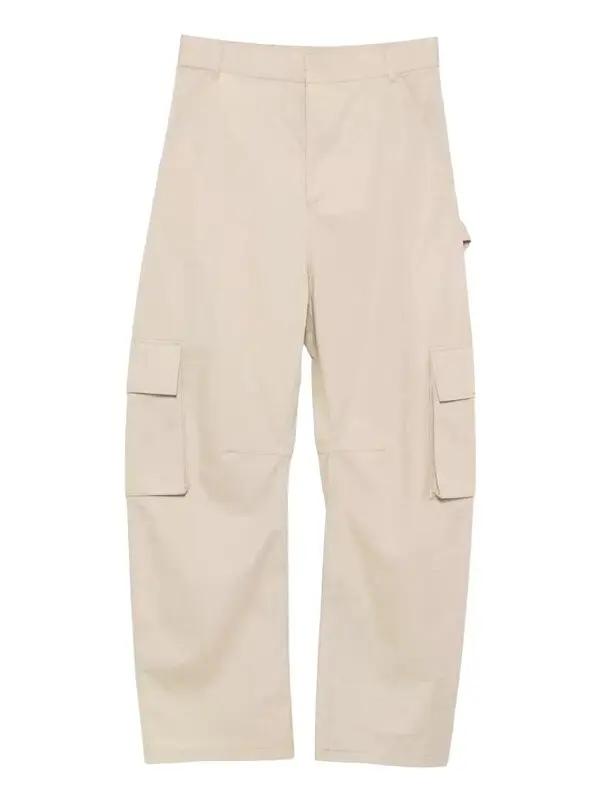 Balenciaga Relaxed Cargo Trousers - Neutrals