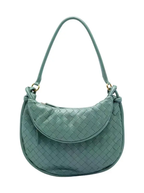 Bottega Veneta Medium Nappa Intrecciato Hobo Bag - Green