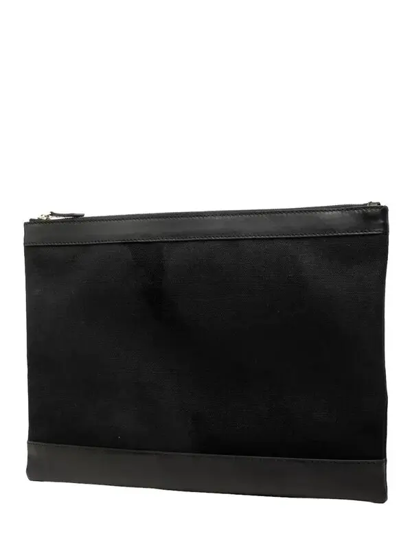 Balenciaga Canvas Clutch Bag - Black