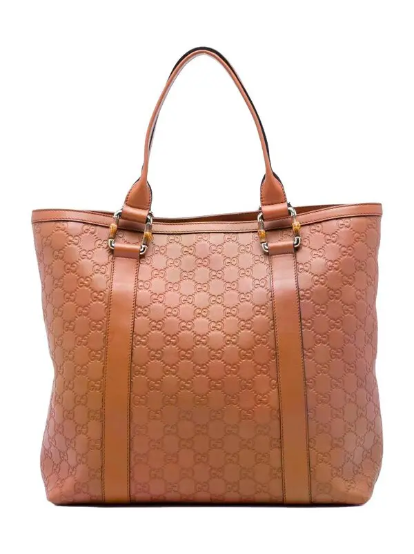 Gucci Bamboo Shopper Tote Bag - Brown