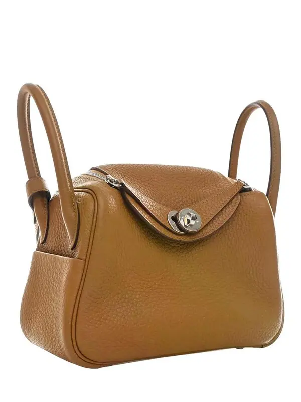 Hermès 2020 Mini Lindy Satchel - Brown