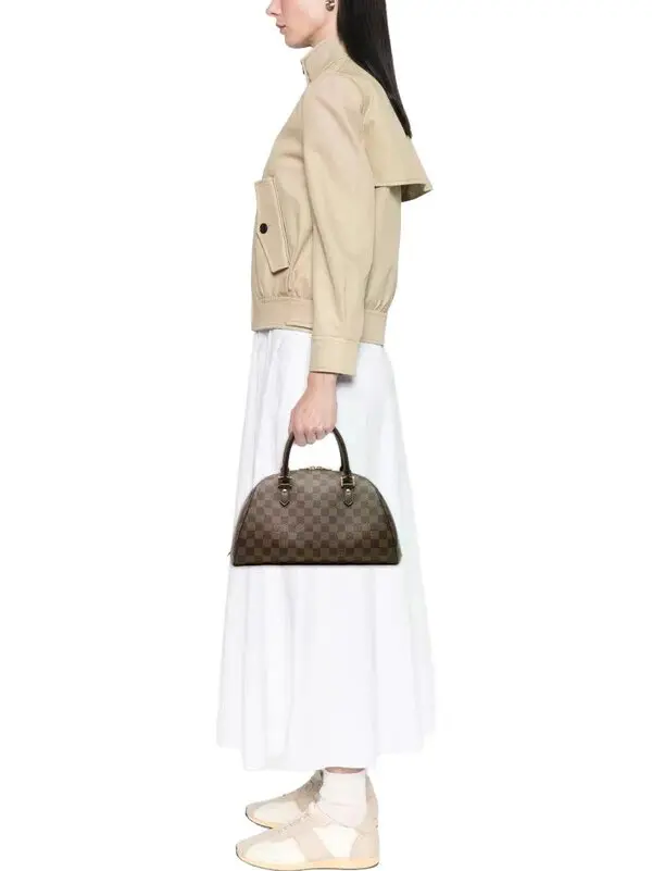 LOUIS VUITTON Damier Ebene Ribera Mm Handbag - Brown