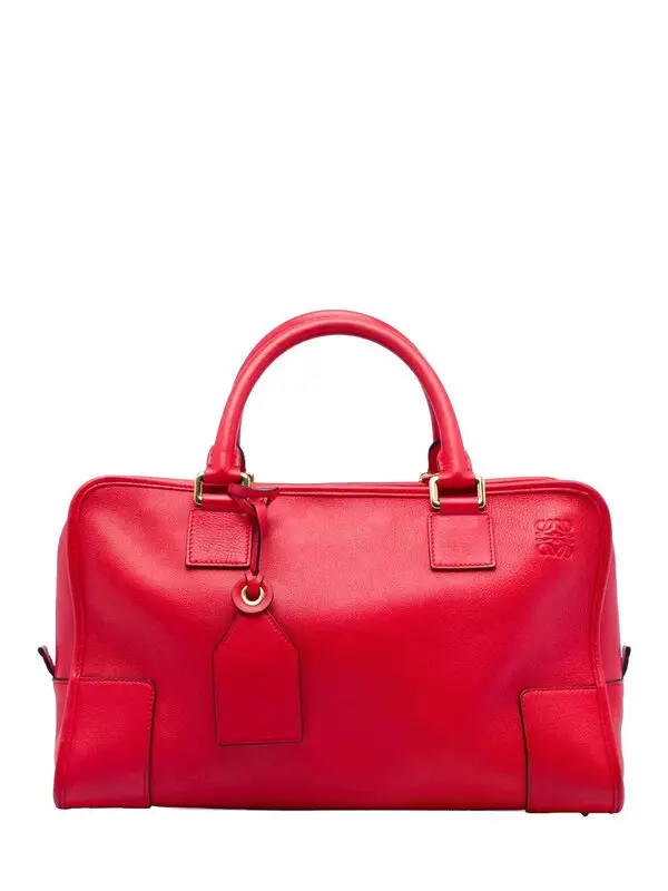 Loewe Amazona 36 Leather Handbag - Pink