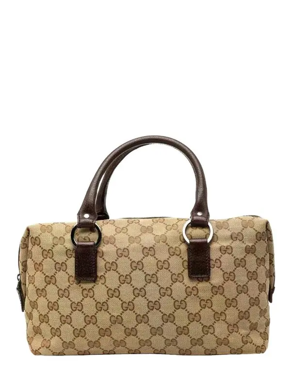 Gucci Gg Canvas Boston Bag - Neutrals