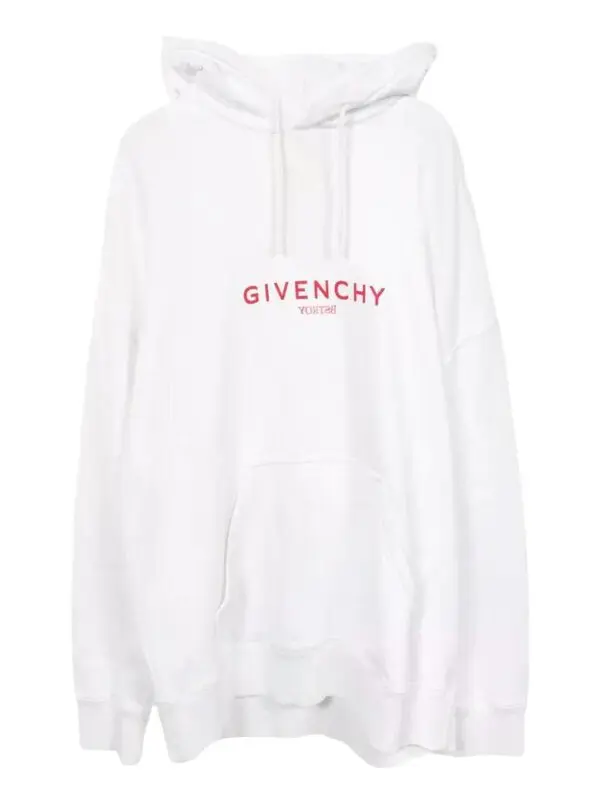 Givenchy Logo Hoodie - White