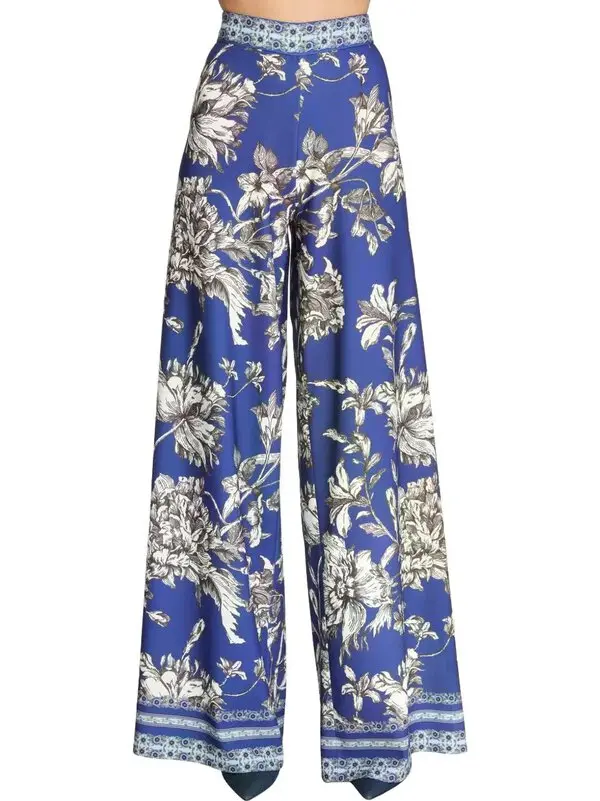 Alice + Olivia Athena Palazzo Pants By - Blue