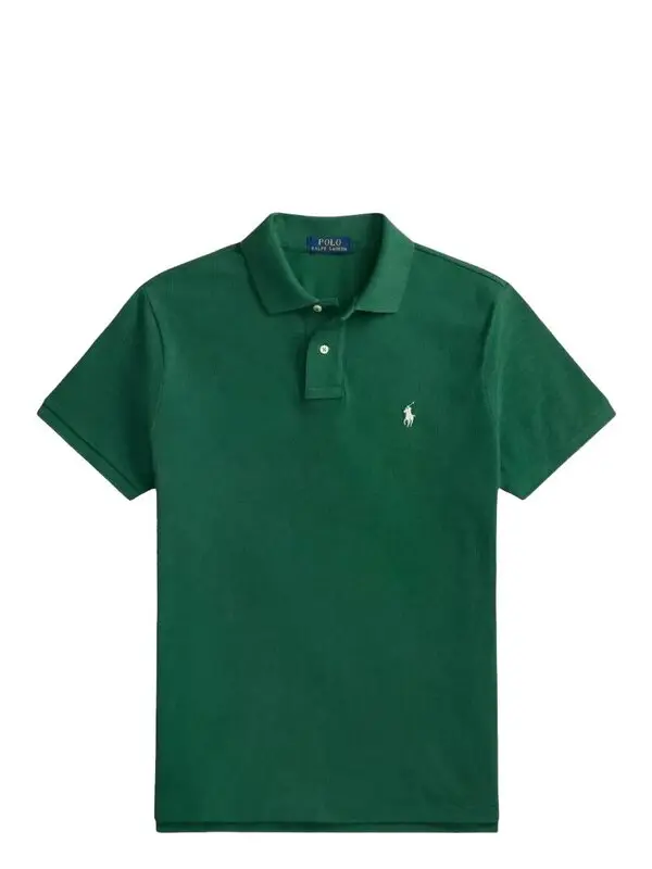 Polo Ralph Lauren Logo-embroidered Mesh Polo Shirt - Green