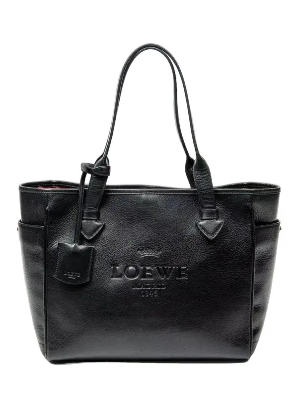Loewe Heritage Tote Bag - Black