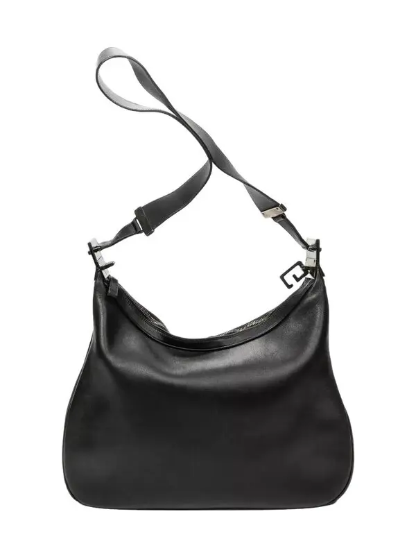 Gucci Attache G-plaque Shoulder Bag - Black