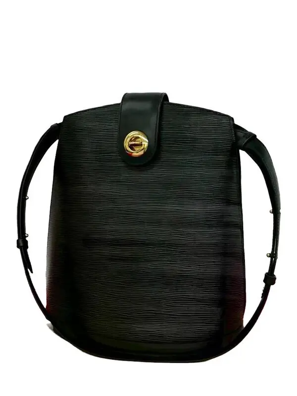 LOUIS VUITTON 1996 Epi Cluny Shoulder Bag - Black