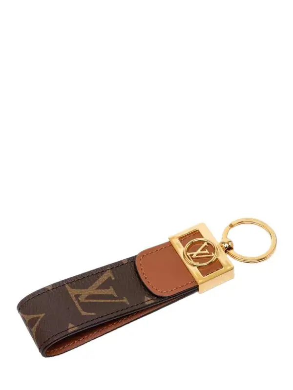 LOUIS VUITTON Monogram Dauphine Bag Charm And Key Chain - Brown