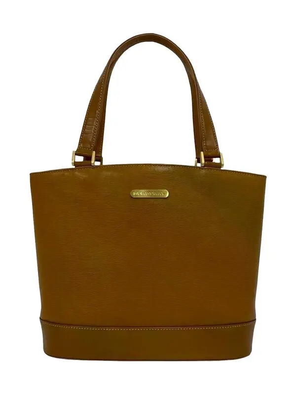 Burberry Leather Handbag - Brown