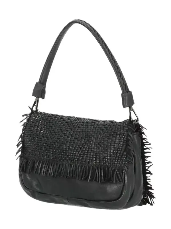 REPTILE'S HOUSE Anfora Braided Shoulder Bag - Black