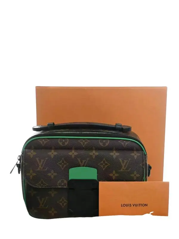 LOUIS VUITTON Monogram Macassar S-lock Messenger Bag - Brown