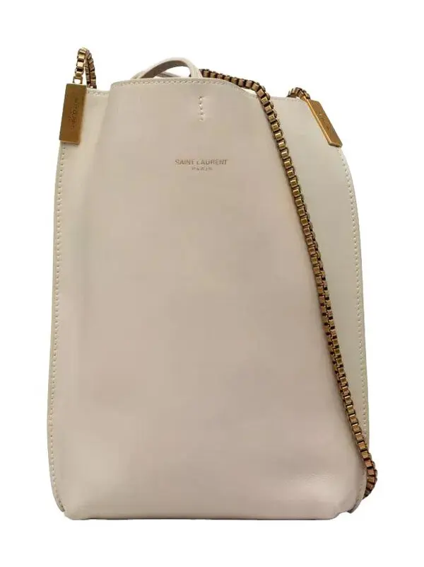 Saint Laurent Suzanne Hobo Shoulder Bag - Neutrals