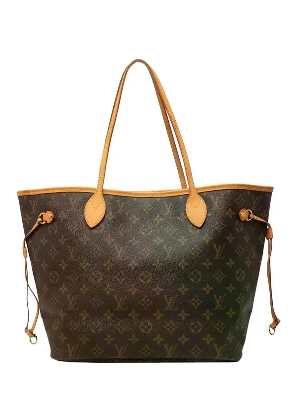 LOUIS VUITTON Monogram Neverfull Mm Tote Bag - Brown