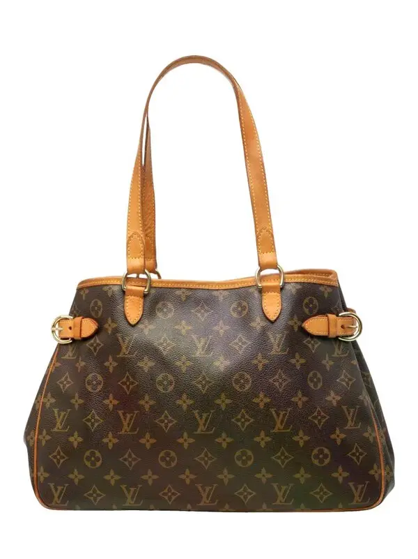 LOUIS VUITTON Monogram Canvas Batignolles Horizontal Tote Bag - Brown