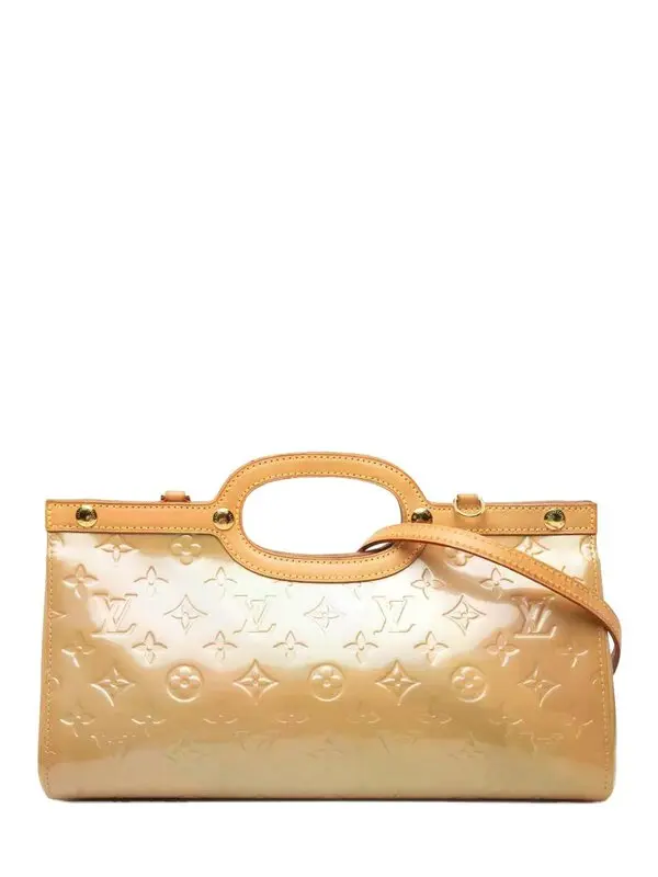 LOUIS VUITTON 2006 Monogram Vernis Roxbury Drive Satchel - Brown