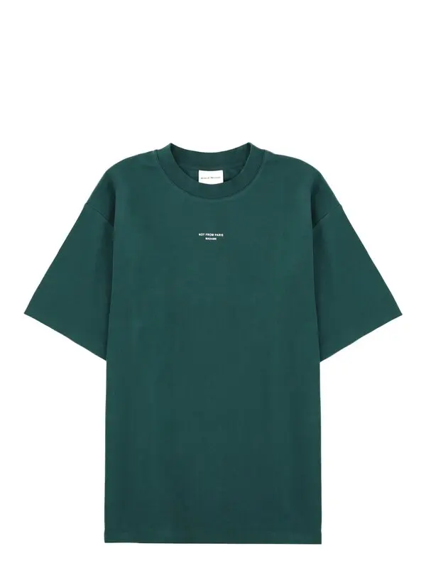 Drole De Monsieur T-shirt "slogan - Green