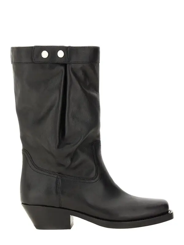 Isabel Marant Étoile Ademe" Leather Boots - Black