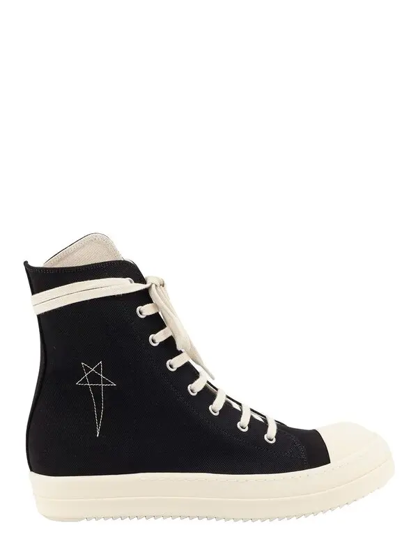 Rick Owens Certified Cotton High-top Sneakers - Multicolor