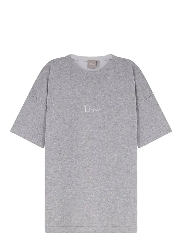 Dior Knitted T-shirt With Logo - Multicolor