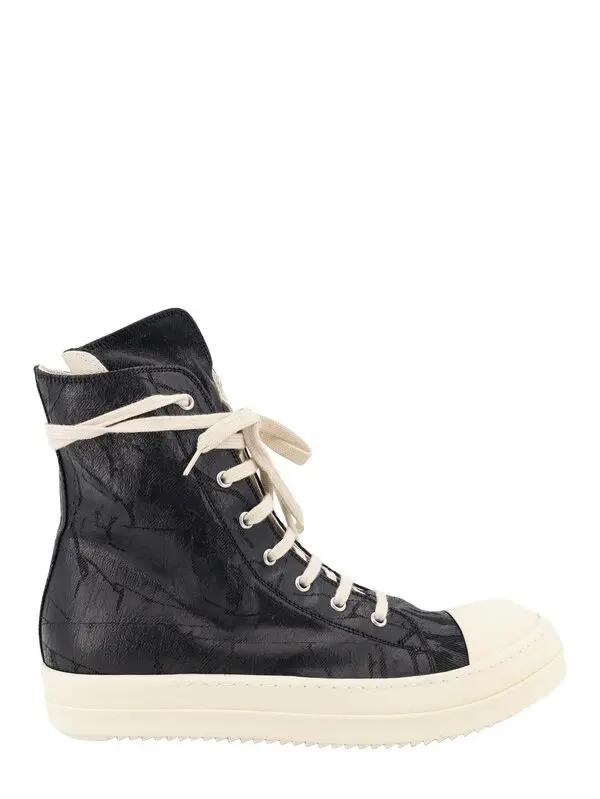 Rick Owens High-top Leather Sneakers - Multicolor