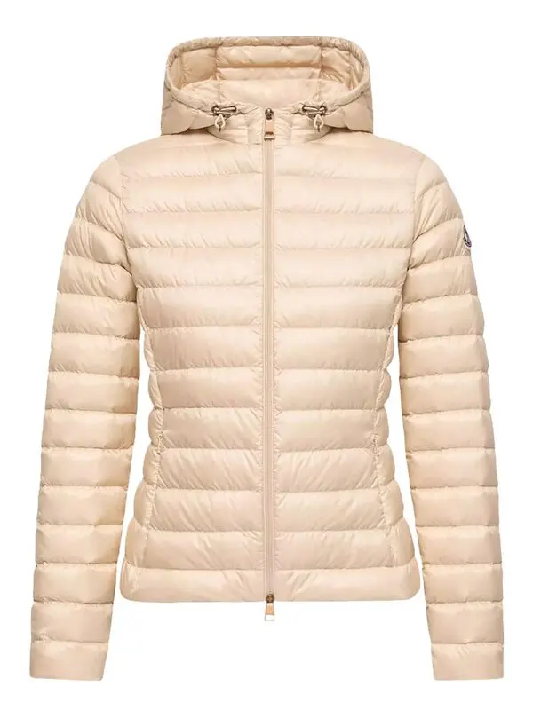 Moncler Igelhood" Short Down Jacket In Beige Longue Saison - Cream