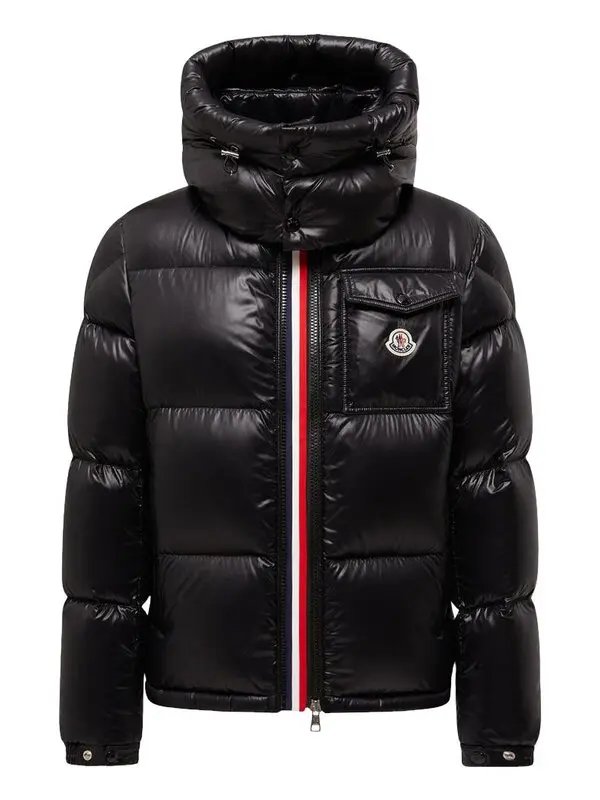 Moncler Montbeliard Down Jacket With Hood - Black