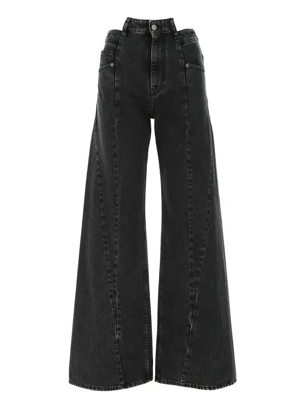 MAISON MARGIELA Wide Leg Jeans - Multicolor
