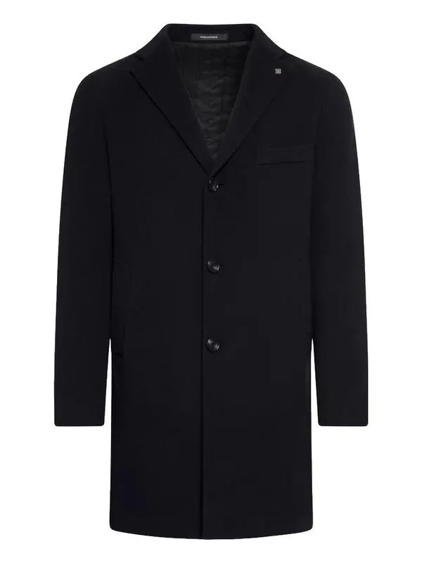 Tagliatore Wool And Cashmere Coat - Blue