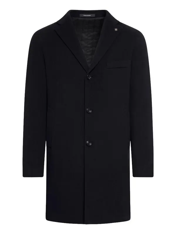 Tagliatore Wool And Cashmere Coat - Multicolor